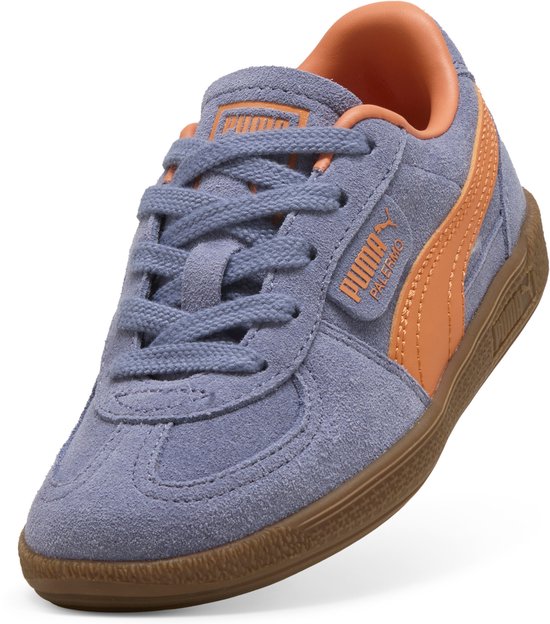 PUMA Palermo PS Unisex Sneakers - Gray Sky-Melon Glow | bol