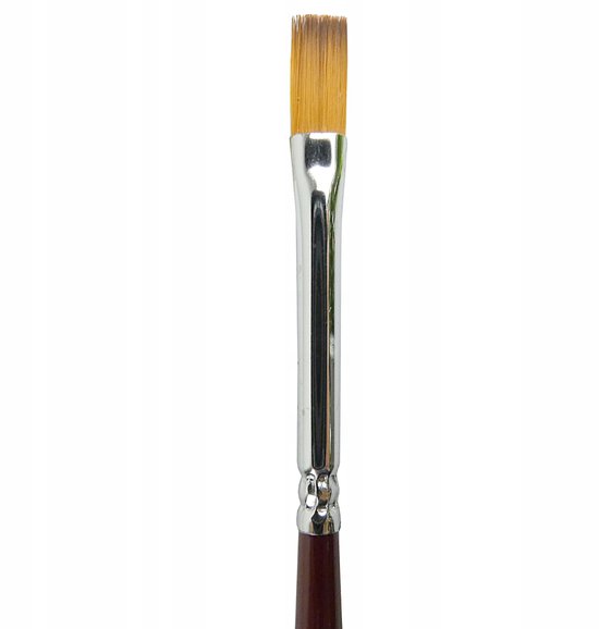 Phoenix Platte Kwast Maat 0 - Precisie voor Olie- en Acrylverf | bol