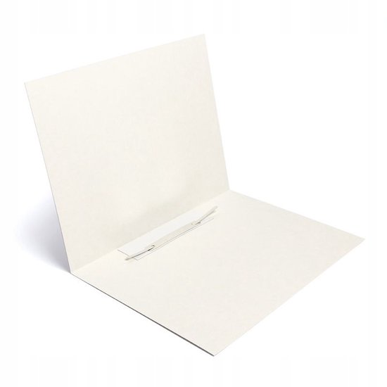 Luxe A4 Kartonnen Dossier Map, Wit, 250g/m2 | bol