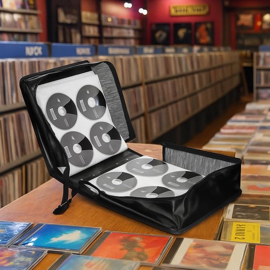 CD DVD Case Houder met 520 Capaciteit - Draagbare Media Opslag voor ...