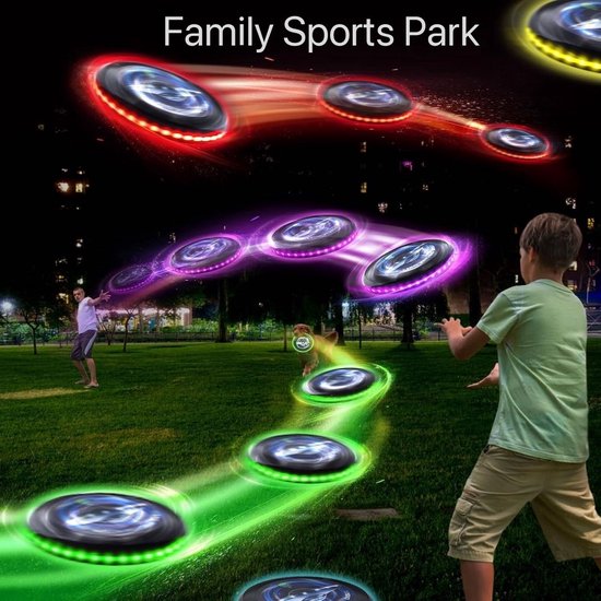 Suotu LED Frisbee - Frisbee avec lumière - Frisbee luminescent avec 12 ...
