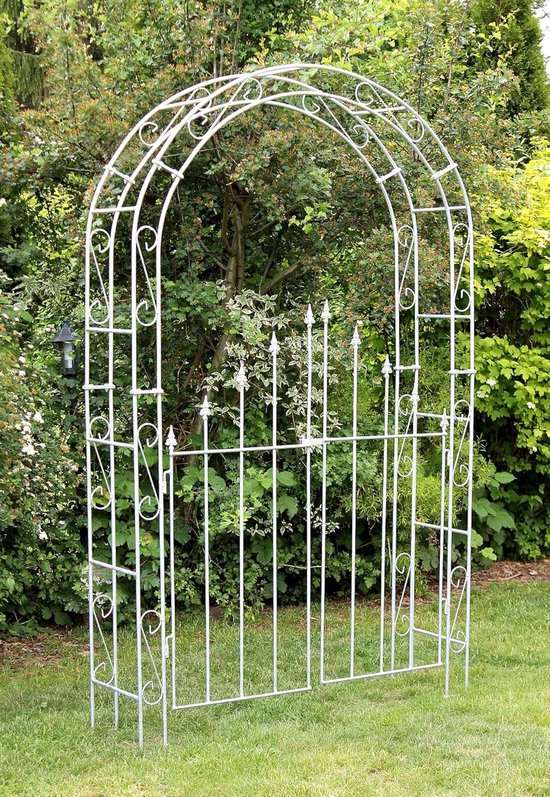 Arche de Rose Large avec Porte Double en Métal Galvanisé | Arche de ...