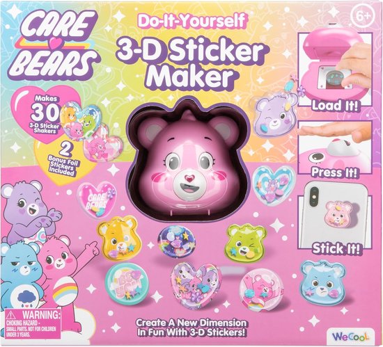 3D Sticker Maker Knutselset voor Kinderen - Maak Zelf 30 Unieke ...