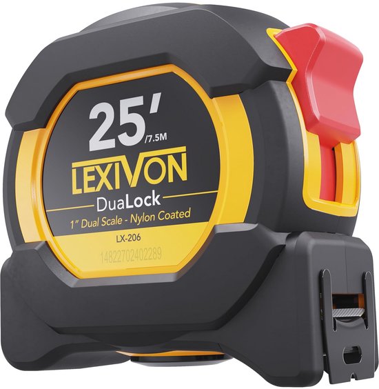 Tape Measure 25Ft/7.5m Dual Sided with Nylon Coating - Accurate and ...