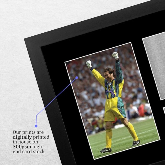 Ingelijste A4 Foto van David Seaman - Cadeau voor Engelse Voetbal Fans ...