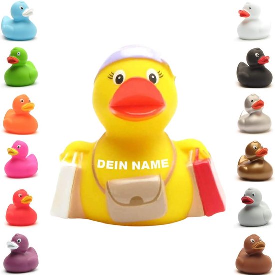 Personaliseerbare Badeend - Naam of Woordje - Veilig voor Kinderen | bol