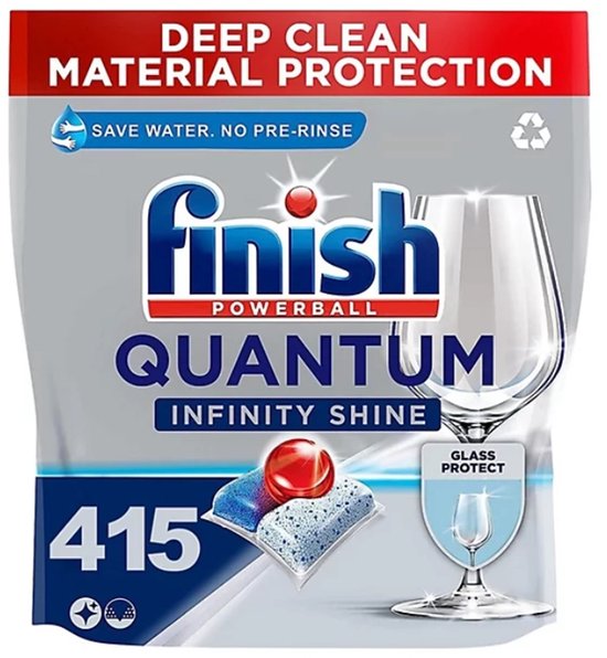 3 x Finish – Vaatwastabletten – Quantum Infinity Shine – 83 Capsules ...