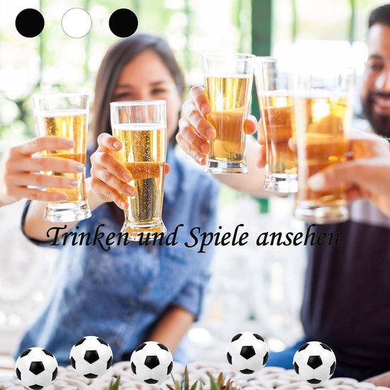 Set van 9 Zachte Mini Voetballen: Stressbal, Decoratie en Feestartikel ...