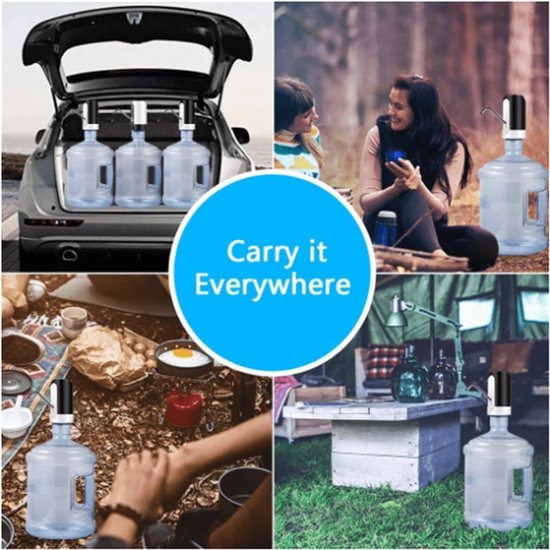 5-Gallon Water Dispenser - USB Oplaadbare Universele Waterflespomp ...