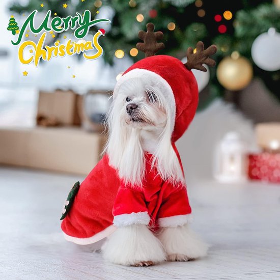 Warm Kerst Kostuum voor Hond en Kat Rendier Stijl | bol