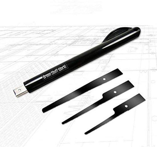 Hobbyzaag set met drie scherpe zaagbladen voor modelbouw en hout | bol