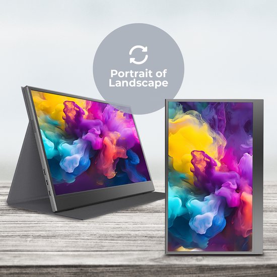 Denver Draagbaar Beeldscherm - 15.6 inch Full HD - HDMI - USB-C ...