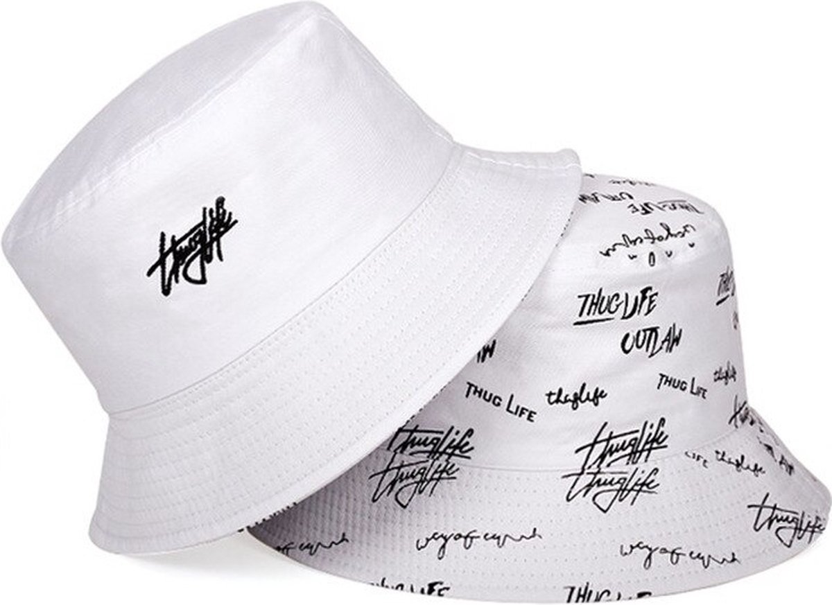 WiseGoods Luxe Thug Life Bucket Hat - Vissershoed - Buckethat - Hoed ...