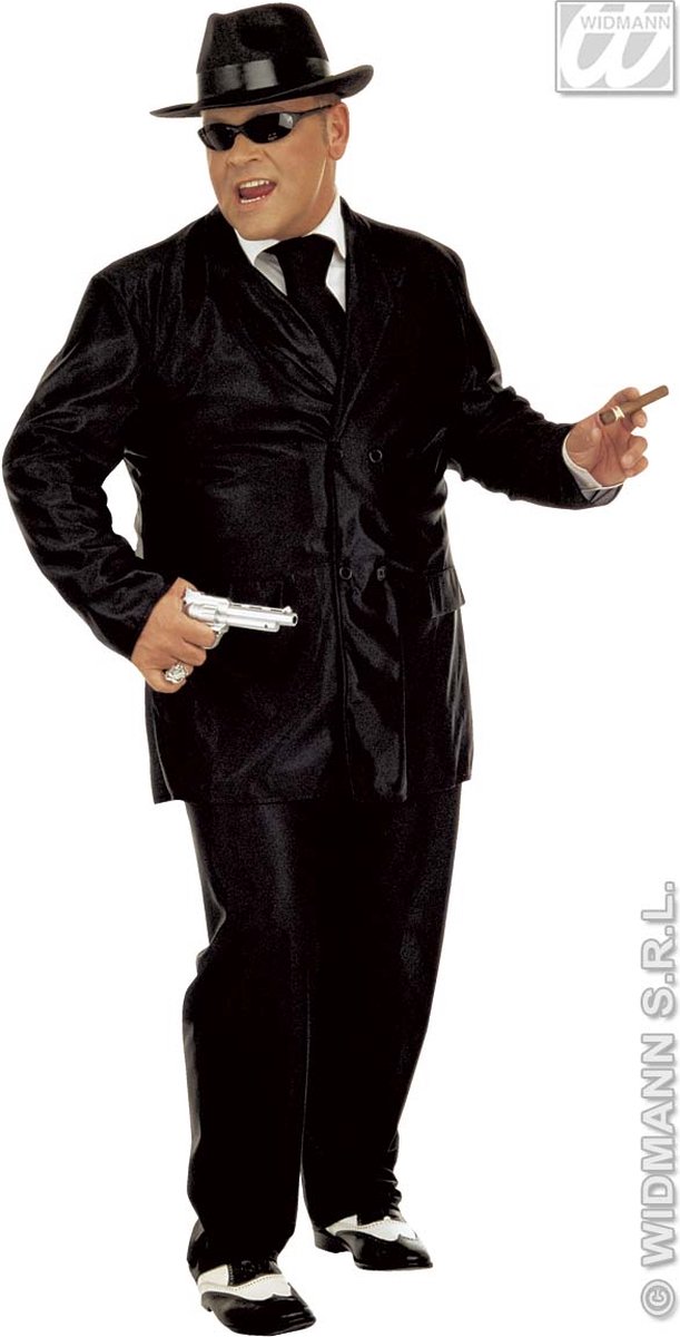 Widmann - Maffia Kostuum - Gangsterhoed, Vilt - zwart - Carnavalskleding - Verkleedkleding | bol.com