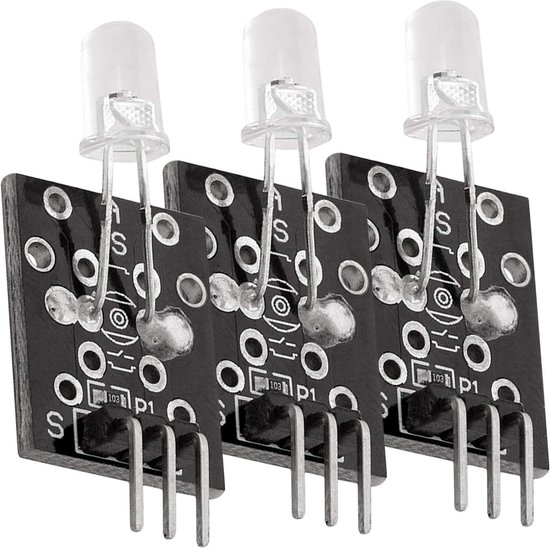 AZDelivery 3 x KY-034 7 Kleuren LED Module compatibel met Arduino ...