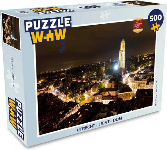 Puzzel Utrecht - Licht - Dom - Legpuzzel - Puzzel 500 stukjes | bol