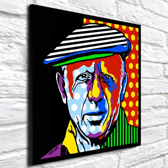 Pop Art Pablo Picasso Poster - 90 x 90 cm Fotopapier Mat 180 gr ...