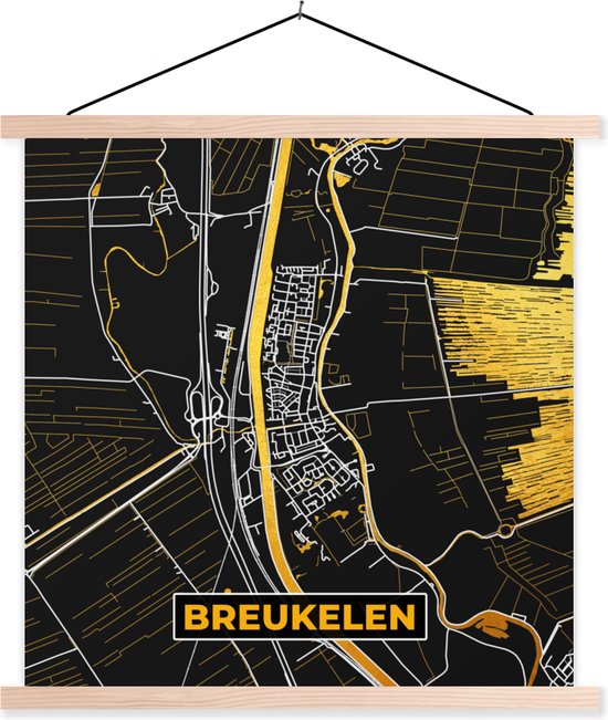 Posterhanger incl. Poster - Schoolplaat - Stadskaart - Kaart ...