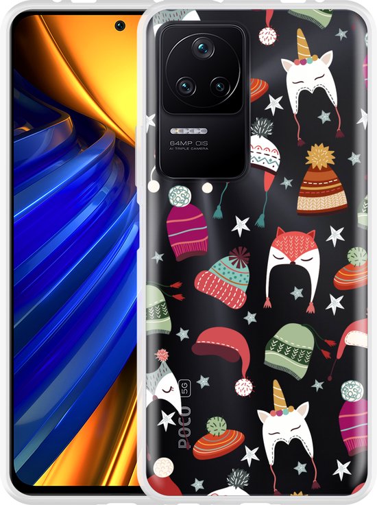 Poco F4 Hoesje Winter Hats - Designed by Cazy | bol