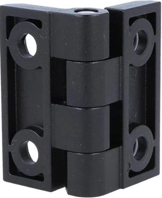 Scharnier - 60x60mm - Gegalvaniseerd - RAL 9005 - Extra sterk | bol