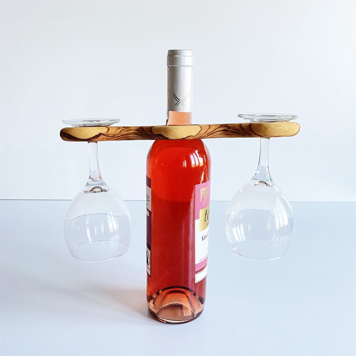 Zethome Olijfhouten Wijnfleshouder , Flessenhouder Wijn , Houten ...