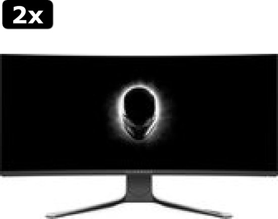 2x Alienware AW3821DW - Ultrawide Nano IPS Gaming Monitor - 144hz - 38 ...