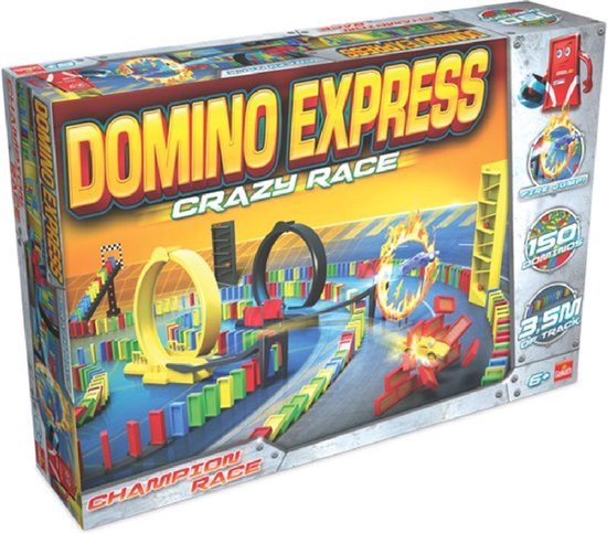 Domino Express Crazy Race - Dominopakket | bol.com
