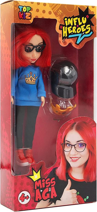 Influ Heroes - Pop Miss Aga - Accessoire - Hoogte 23 cm | bol