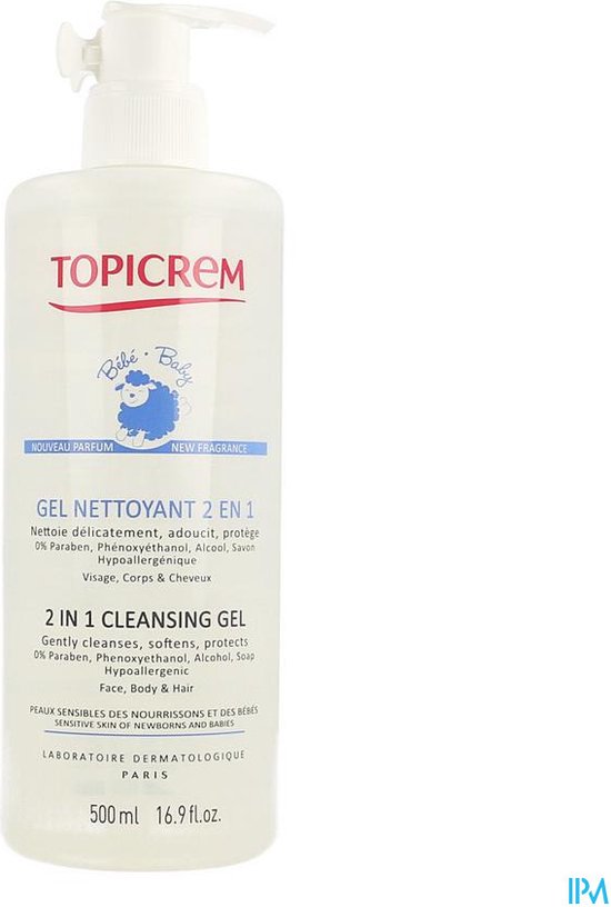 Topicrem Baby 2 In 1 Cleansing Gel | bol.com