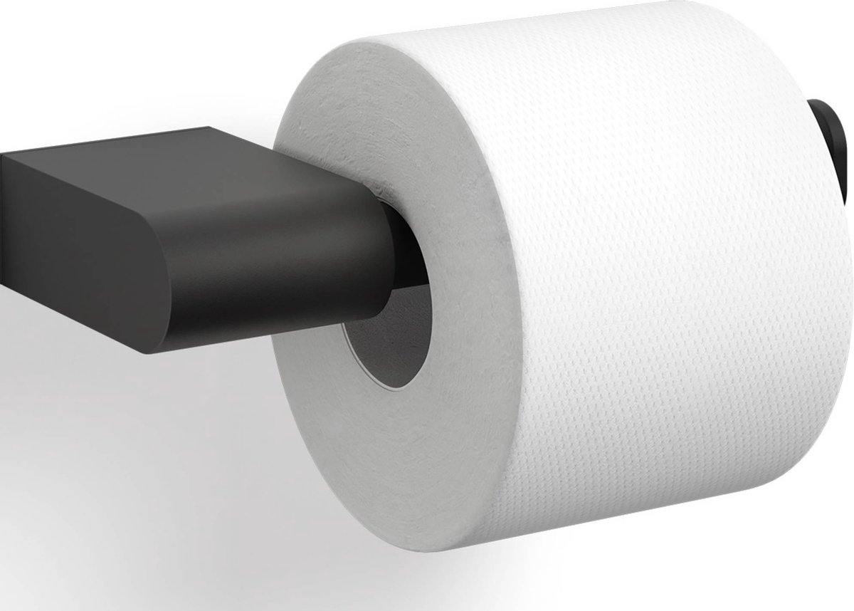 ZACK Atore Toiletrolhouder - Mat Zwart - WC Rolhouder | bol.com