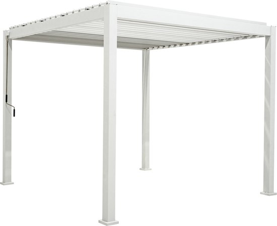 SORARA® Mirador Classic - Moderne terrasoverkapping - Wit Paviljoen ...