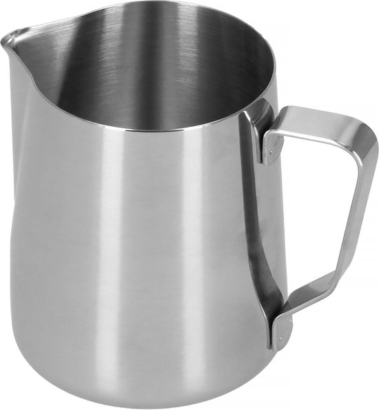 Springos Melkopschuimkan | Melkkan | Melkkannetje Opschuim | RVS | 600 ...
