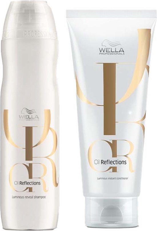 Wella Oil Reflections Shampoo 250ml + Conditioner 200ml | bol