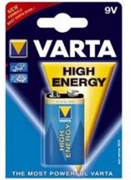 Varta 4922 High Energy 9V-Block | bol.com