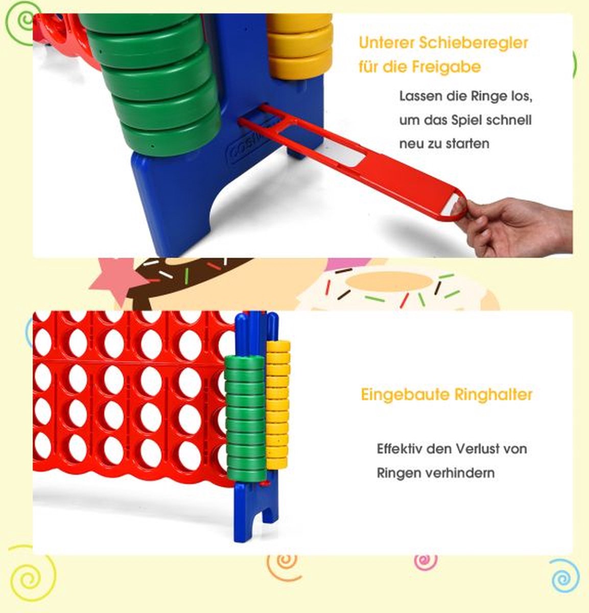 4-op-een-rij spel 4-op-een-rij spelbord sets Vier op een rij spel met ...