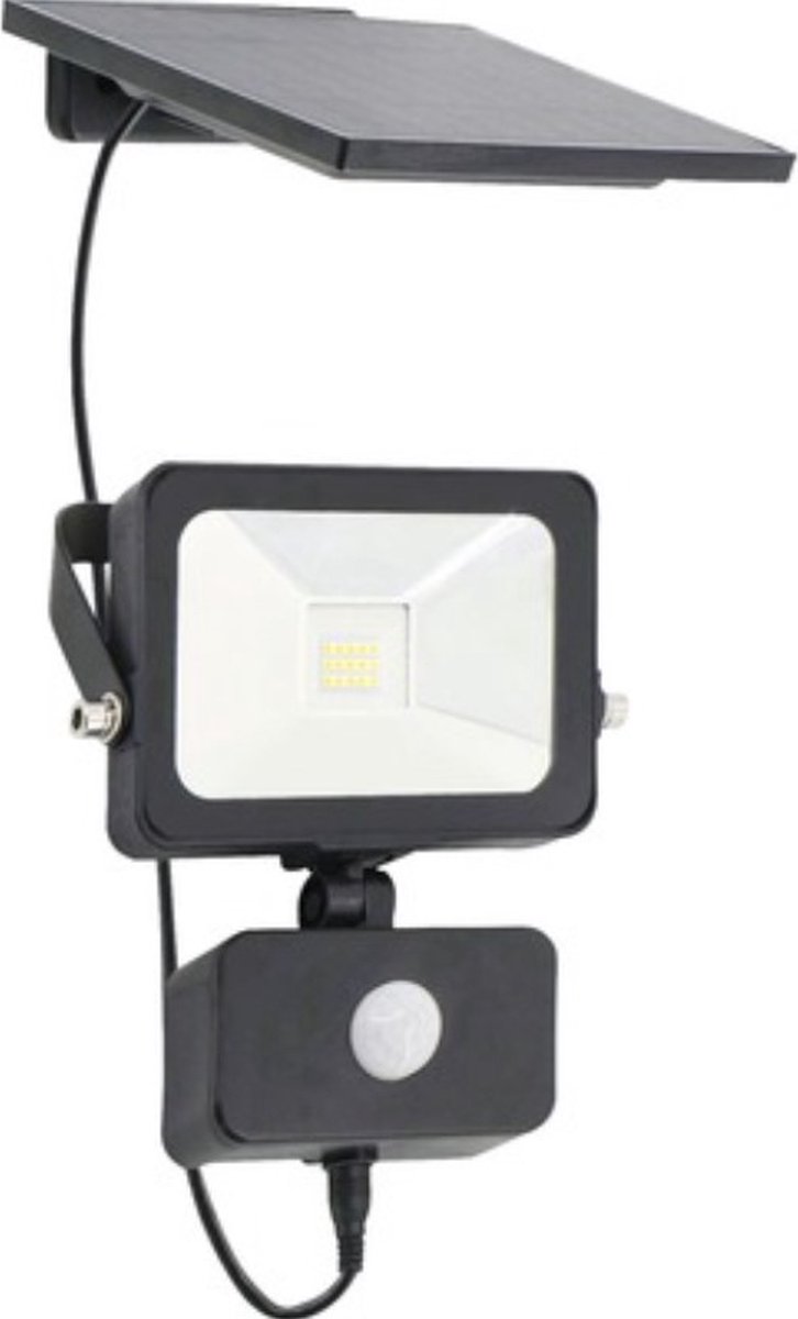 Buitenlamp met bewegingssensor - LED Solar schijnwerper met zonnepaneel ...