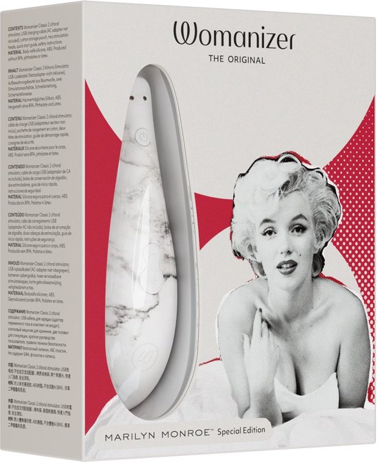 Womanizer - Marilyn Monroe Special Edition - Luchtdruk vibrator - Wit ...