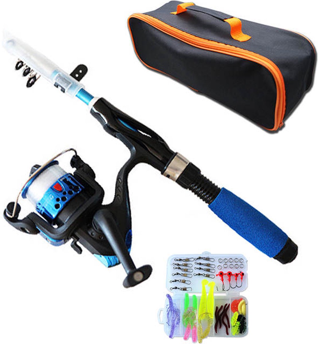 woegel hengelset – complete visset – vishengel + accessoires – hengel ...