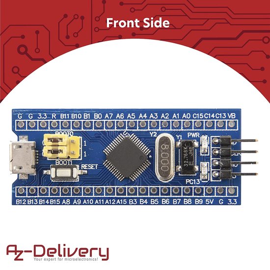 AZDelivery 3 x Blue Pill microcontroller compatibel met STM32 ...