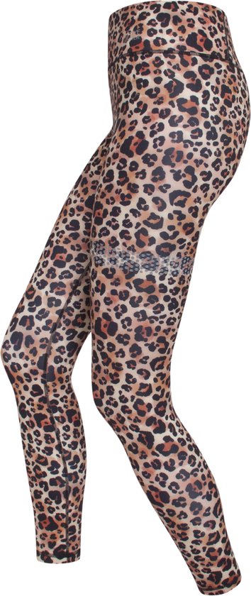 Active Panther Legging Lola Panther high waist brown-black, sportbroek voor dames,... | bol