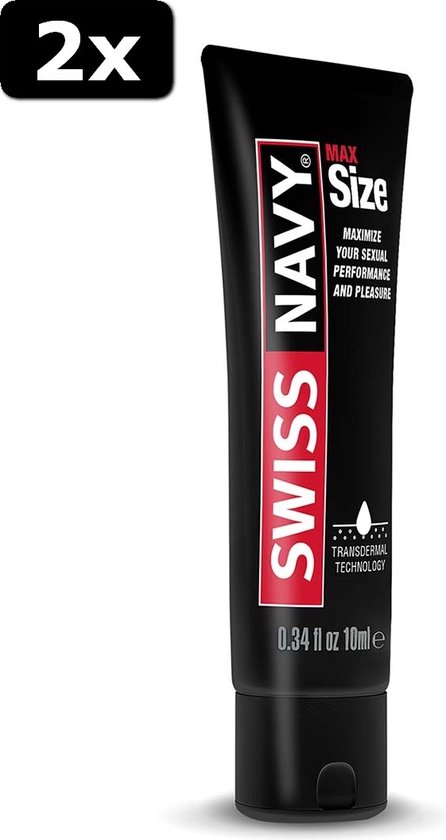 2x Max Size Potentiecrème Voor Mannen - 10ml | bol.com