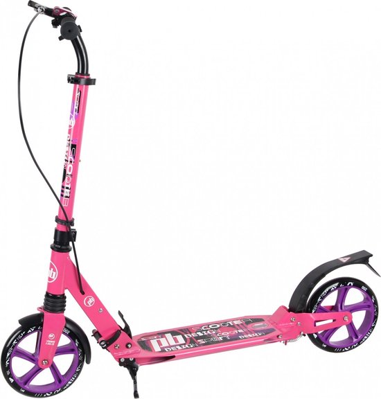 Step kinderen - met schokbreker - tot 80 kg - roze | bol.com