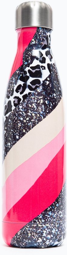 Leopard Glitter Wave - Drinkfles - RVS drinkfles - waterfles - RVS ...