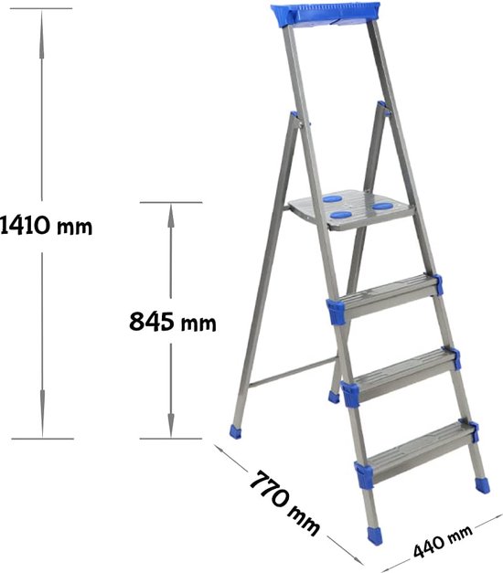 Huishoudtrap – small ladder – kitchen step – household step – mini ...