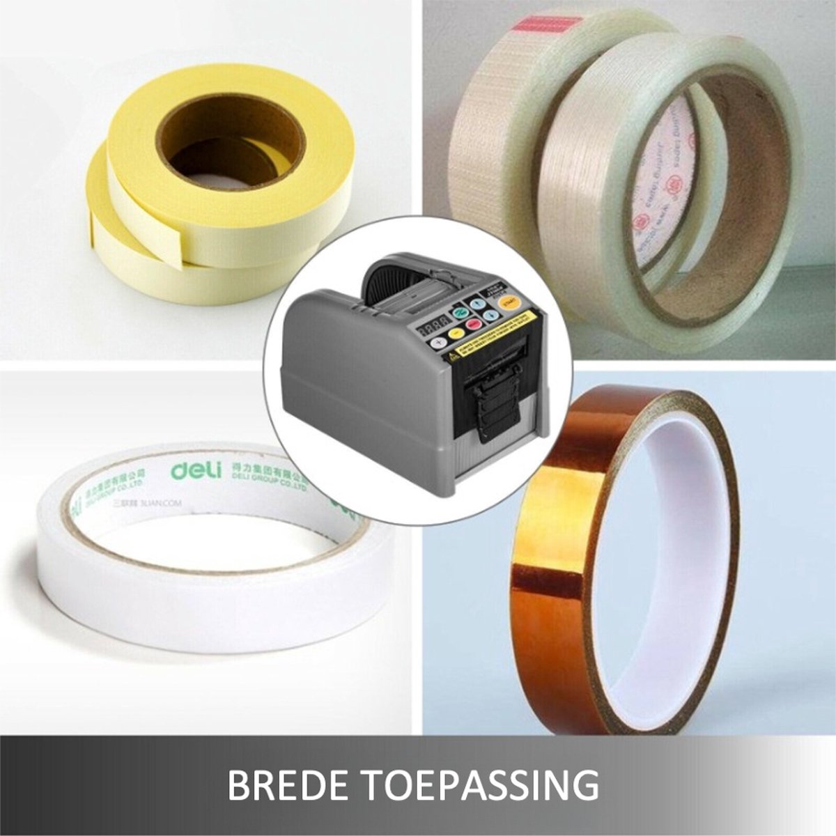 Elektrische Tape Dispenser - Plakband Dispenser - Tape Machine - Grijs ...