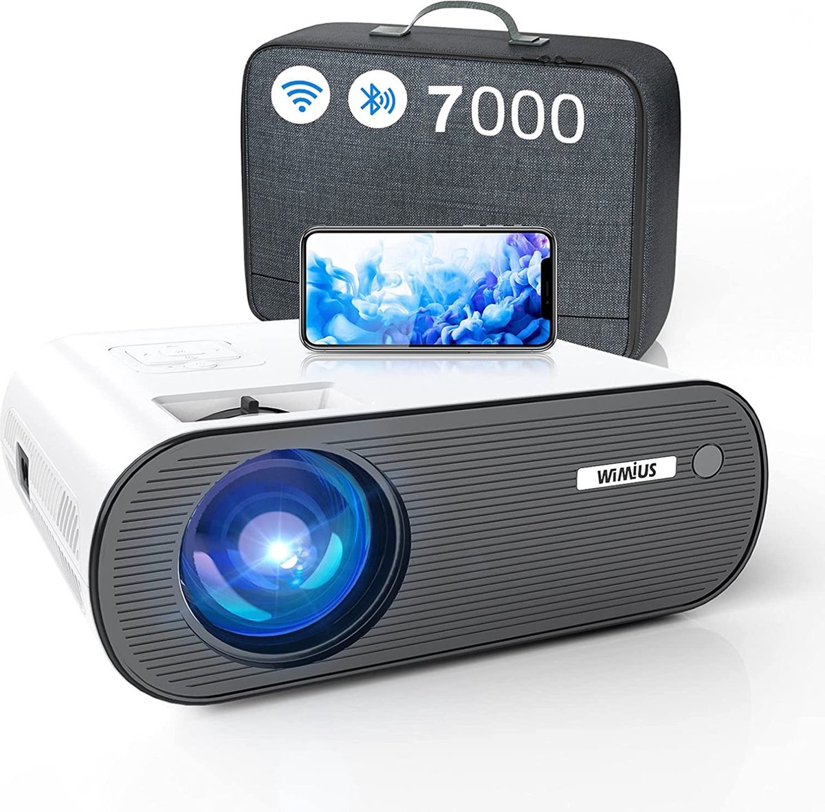 Mini Beamer - Mini Projector Draagbaar Full HD - Mini Beamer Projector ...