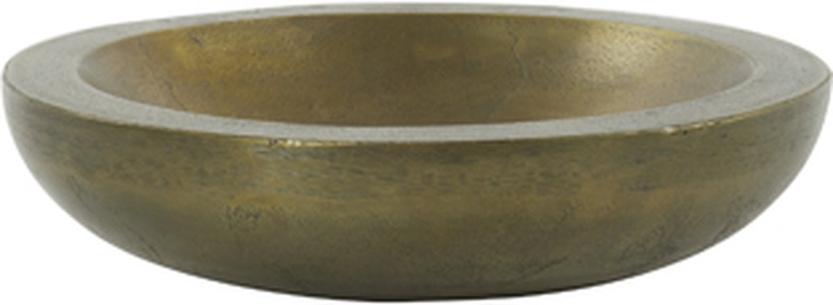 Light&living Schaal Ø30x7 cm PATRICK ruw antiek brons | bol.com