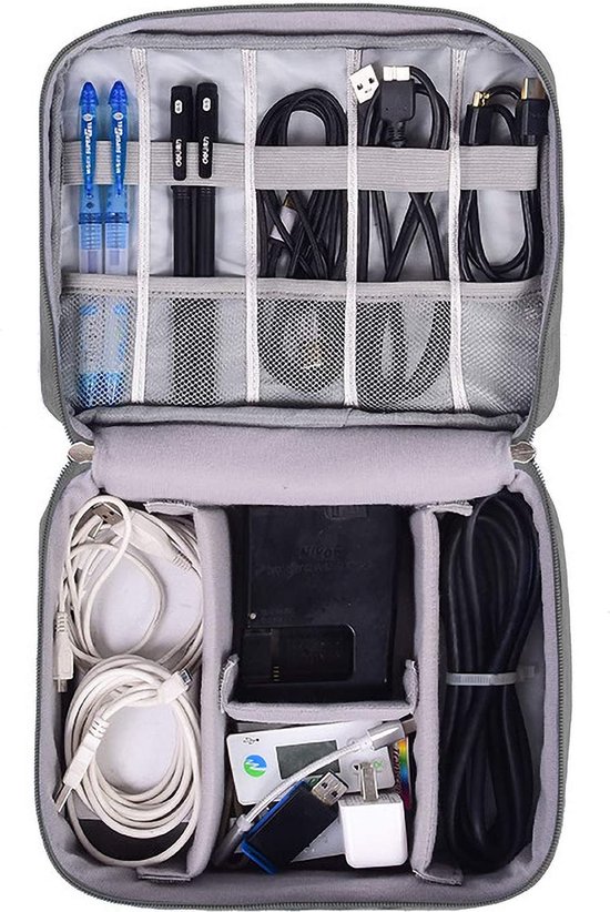 Ruyosn Kabel Organizer Tas Kabeltas Electronic Tas Organizer Kabel Tas ...