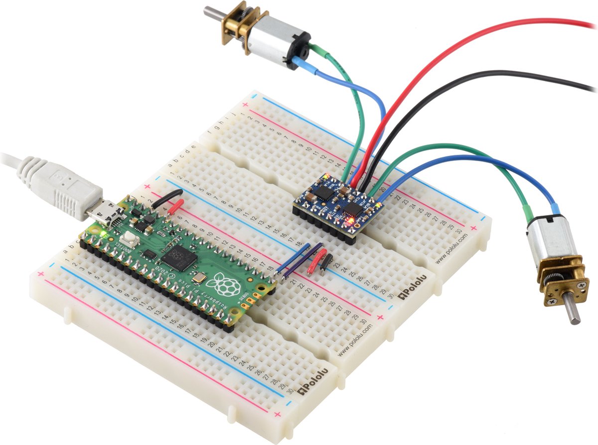 Motoron M2T256 Dual I2C Motor Controller (Header Pins Soldered) Pololu 5064 | bol.com