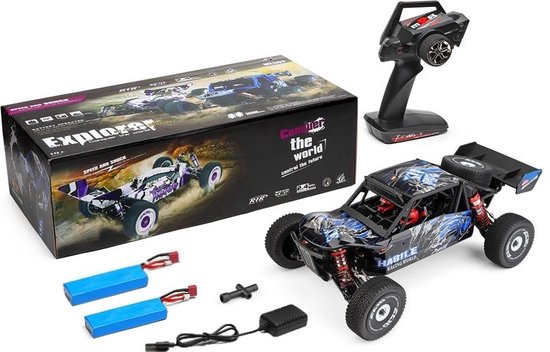 Wltoys 124018 Snelle RC Auto met 2 Accu's - RC Voertuig Volwassenen ...